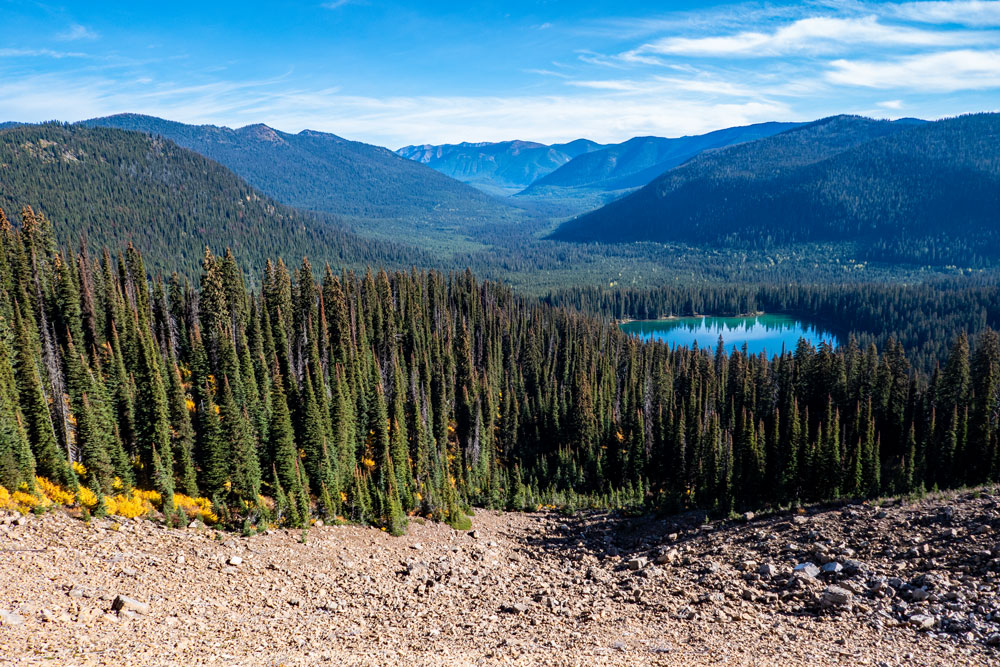 Little Therriault Lake Loop in the 10 lakes region - Glacier National ...
