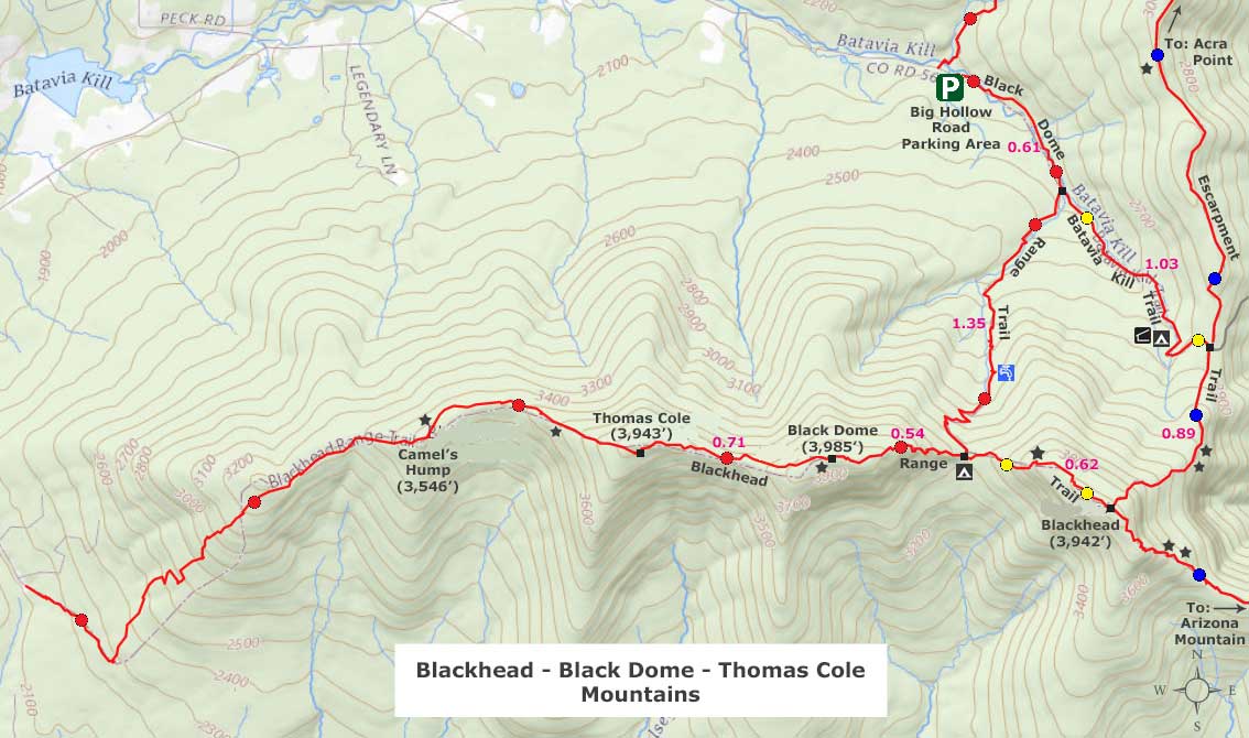 Hiking the Blackhead Mountain Range